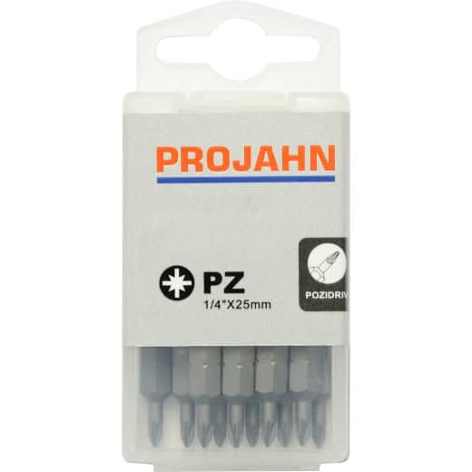PROJAHN - 1/4" Bit Pozidriv 10er Pack | Mein Rollgerüst