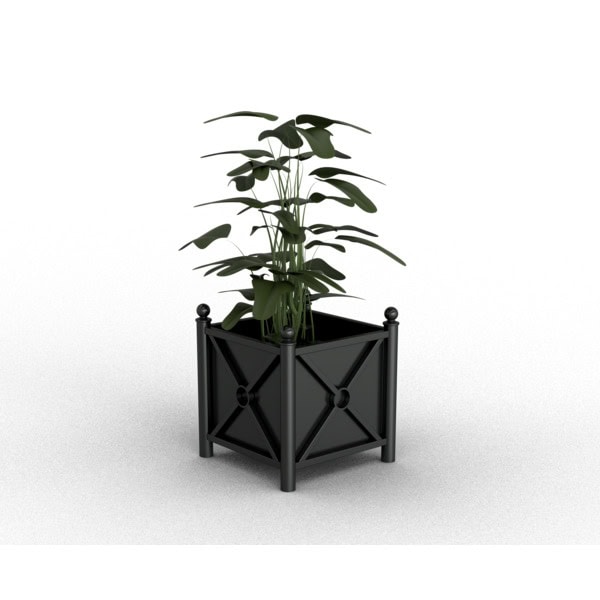 Schake - Pflanzbehälter Rundrohre Ø 60 mm senkrecht | Mein Rollgerüst